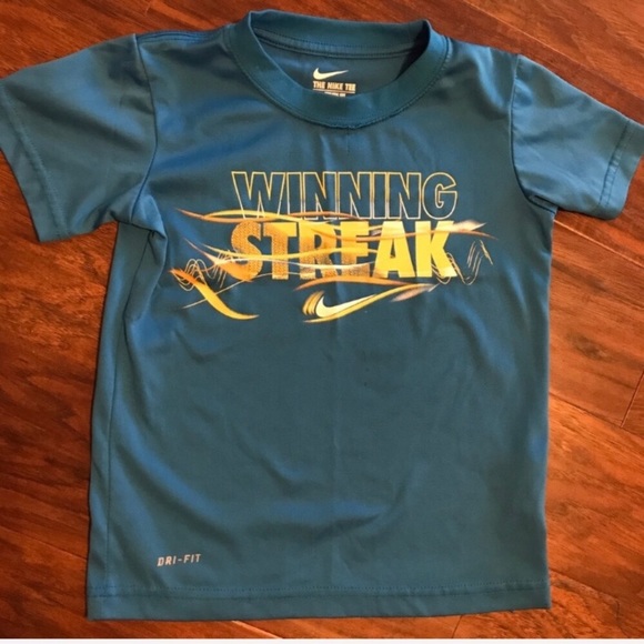 Nike | Shirts & Tops | New The Nike Tee Dri Fit Winning Streak | Poshmark